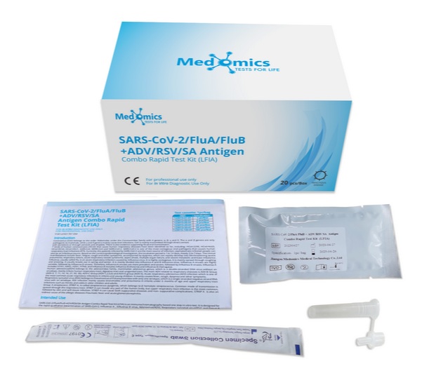 Antigen Schnelltest für SARS-CoV-2, RSV, Influenza A/B, ADV und Strep ...